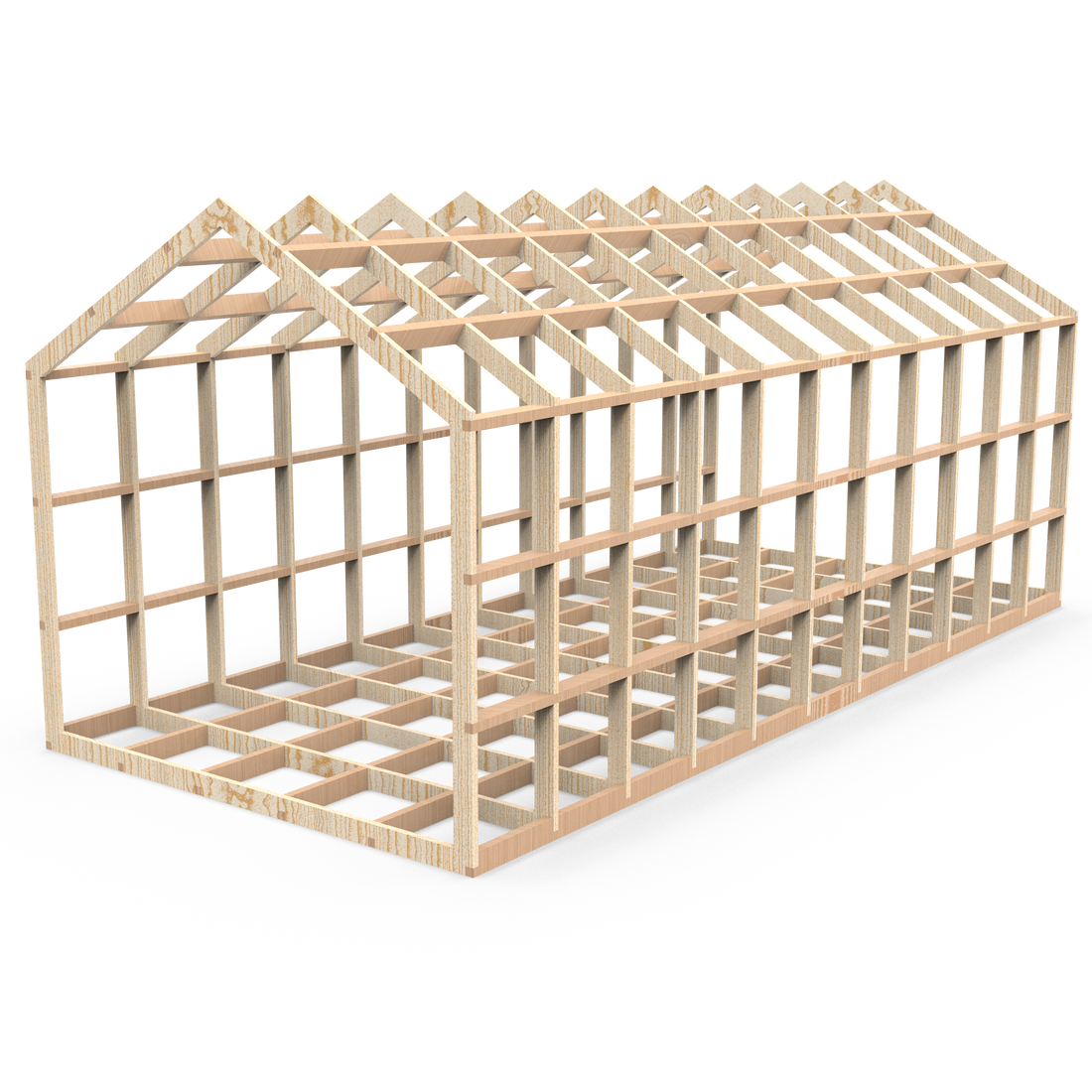 Cabin Style Glamping Pod Frame – Made Of Bits