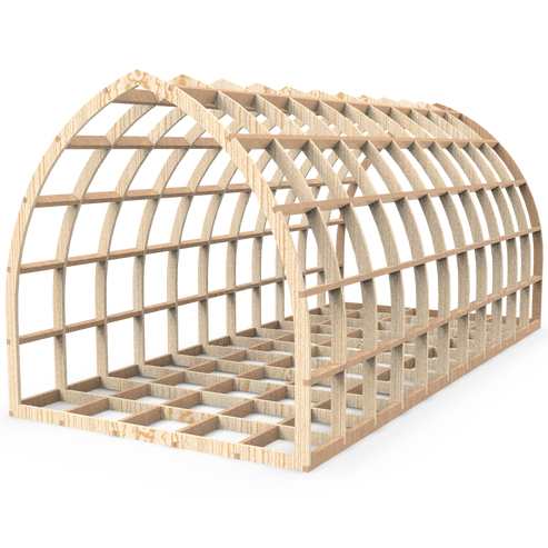 Gothic Style Glamping Pod Frame – Made Of Bits